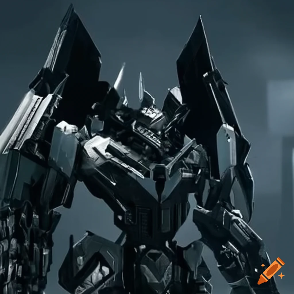 Image of an advanced armored core with stealth technology on Craiyon