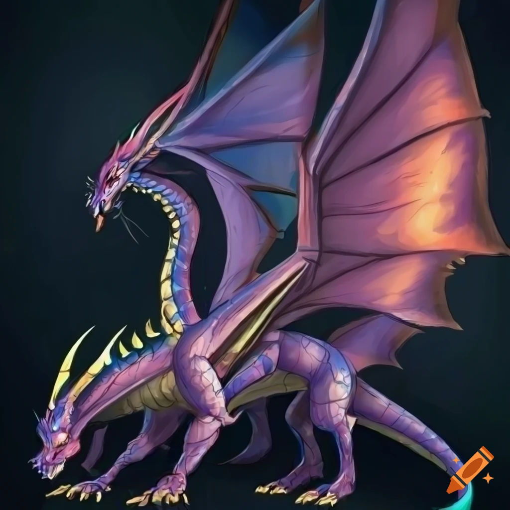 Dragon quest monsters dragons on Craiyon