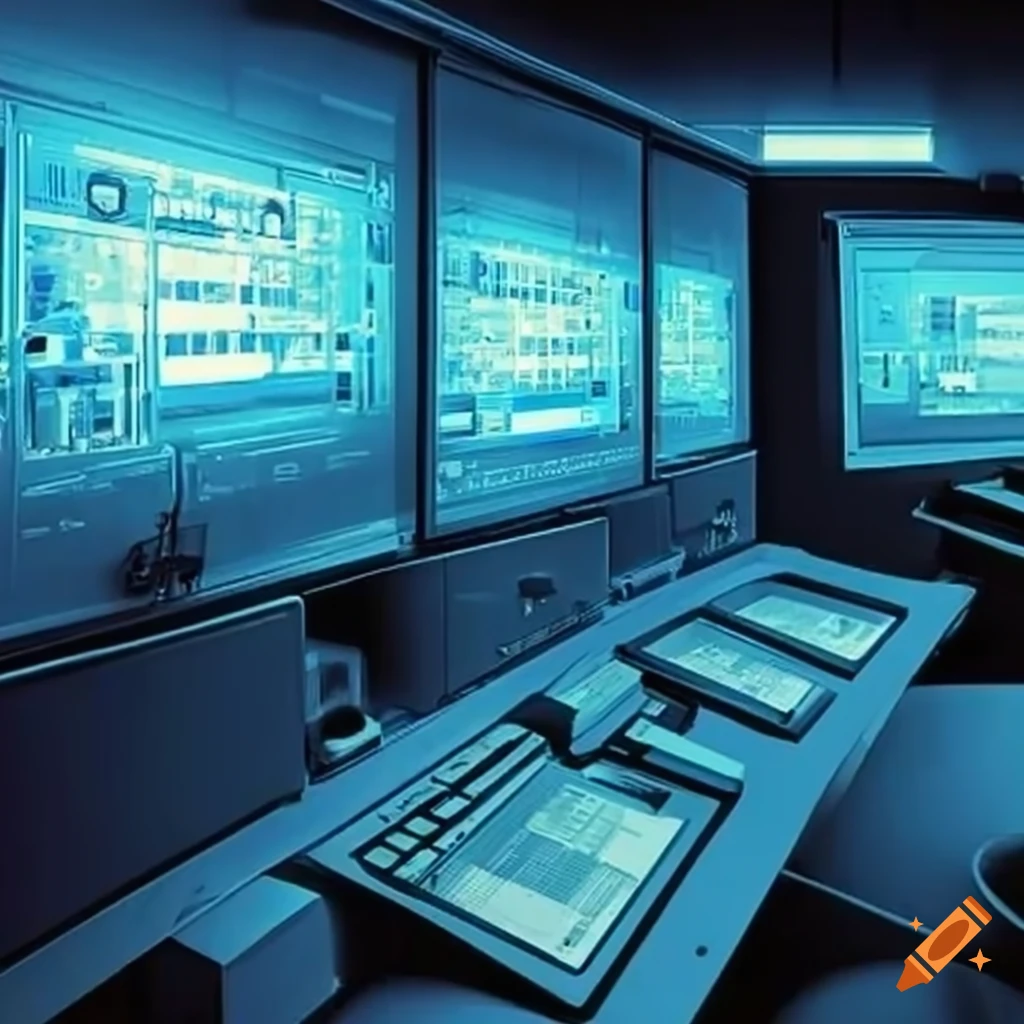 Control room on Craiyon