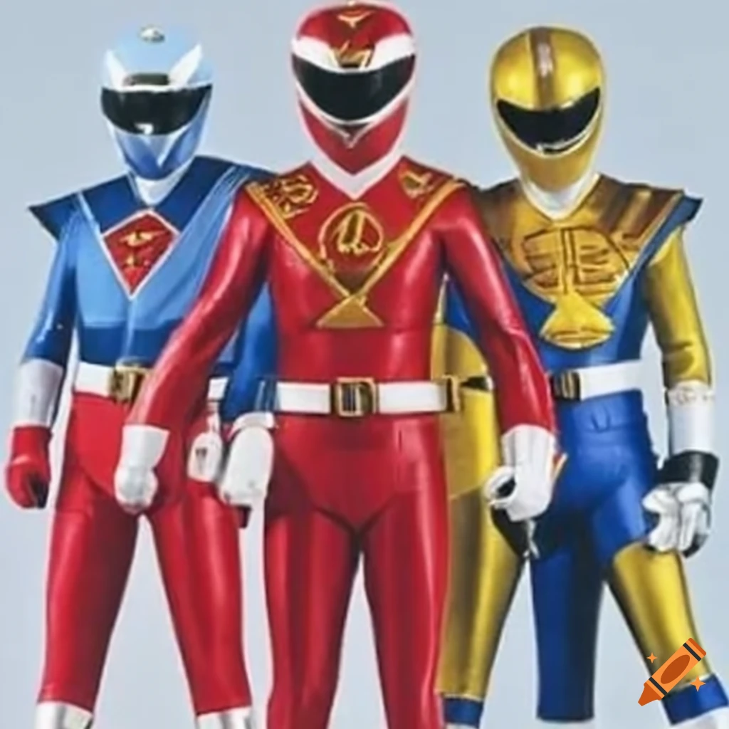 Image of soviet power rangers on Craiyon