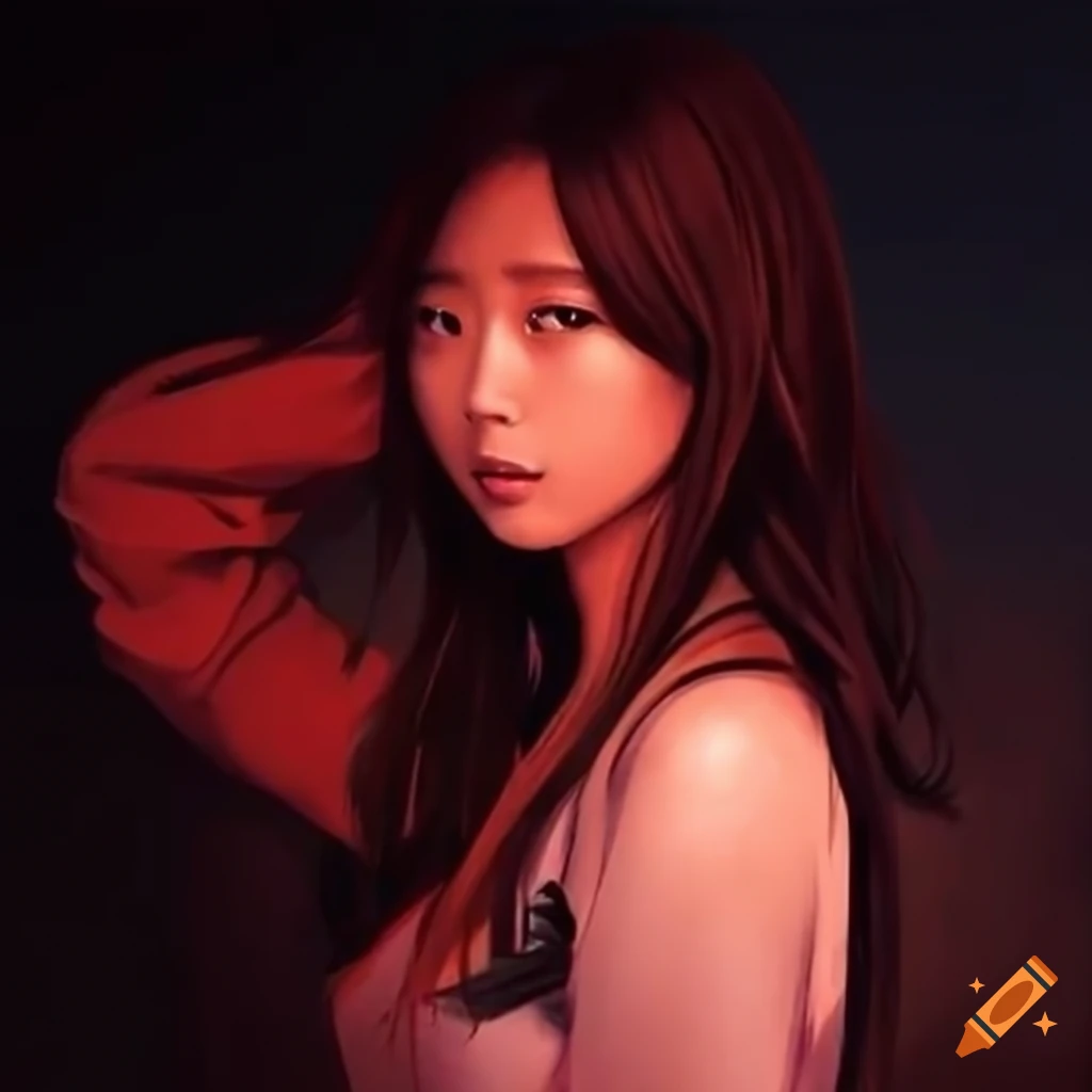 Picture of saki yoshida enjoying her wealth on Craiyon