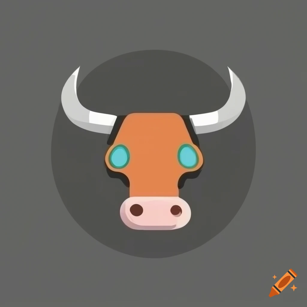 Cow with vr headset icon