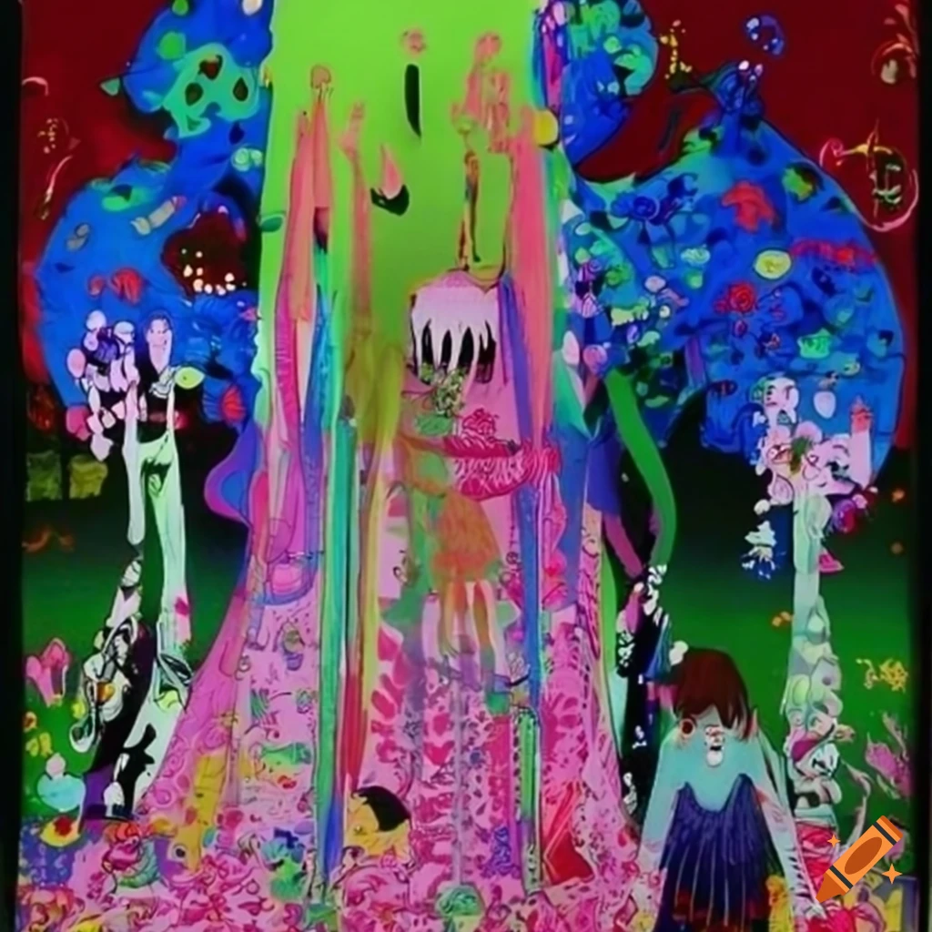 Artwork titled the rite of spring by chiho aoshima on Craiyon