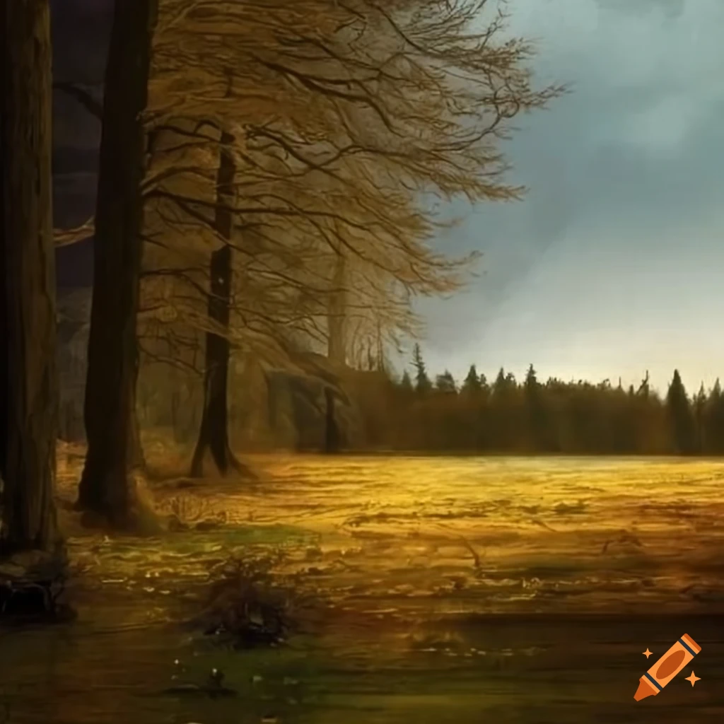 Fantasy training ground map beside a wooden house in a grassy field on ...