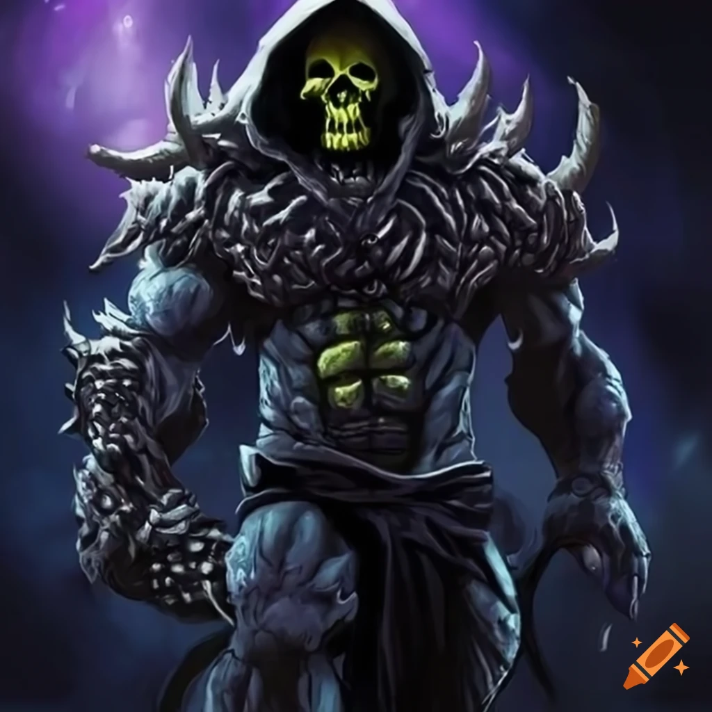Image of a doomsday/skeletor on Craiyon