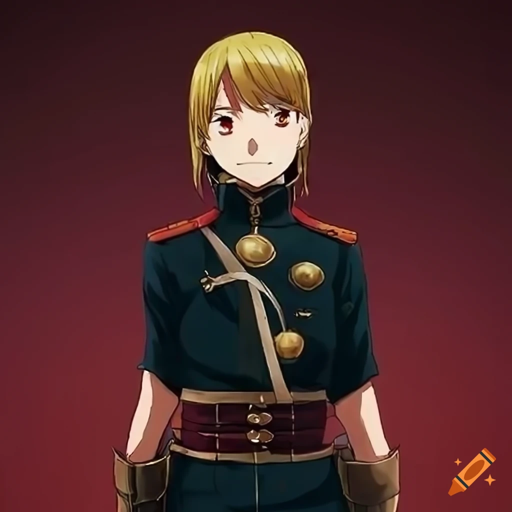 Royal uniform from fullmetal alchemist on Craiyon