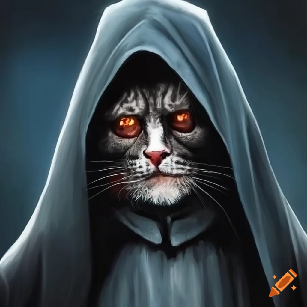 Portrait of emperor palpatine's cat