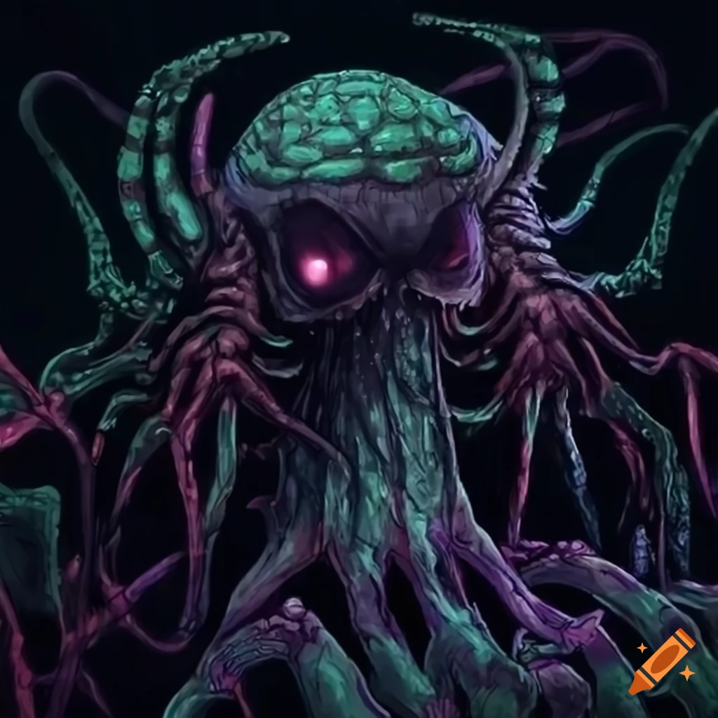 Eerie deep space scene with a sense of horror on Craiyon