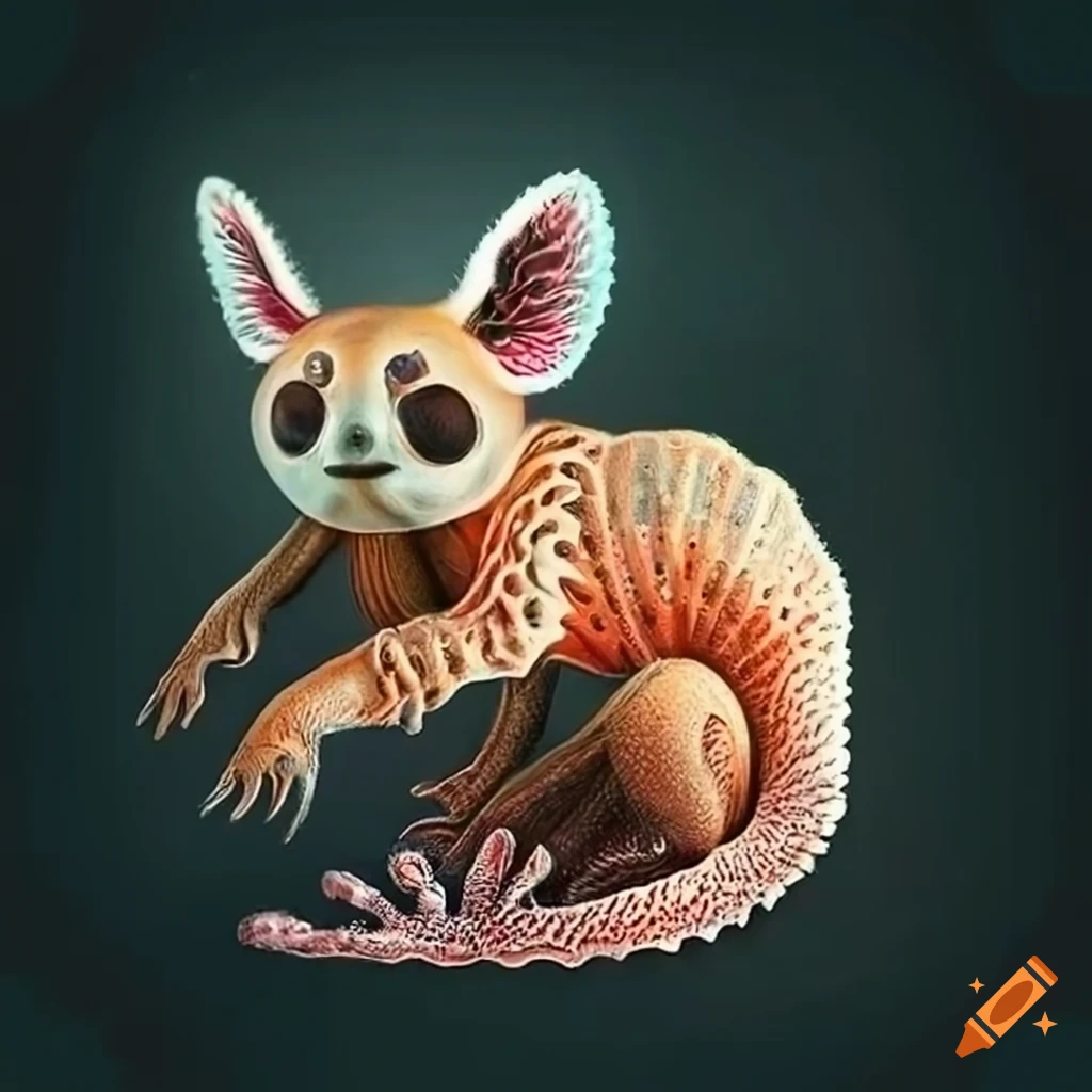 Haeckel's adorable animal multiplication illustration on Craiyon