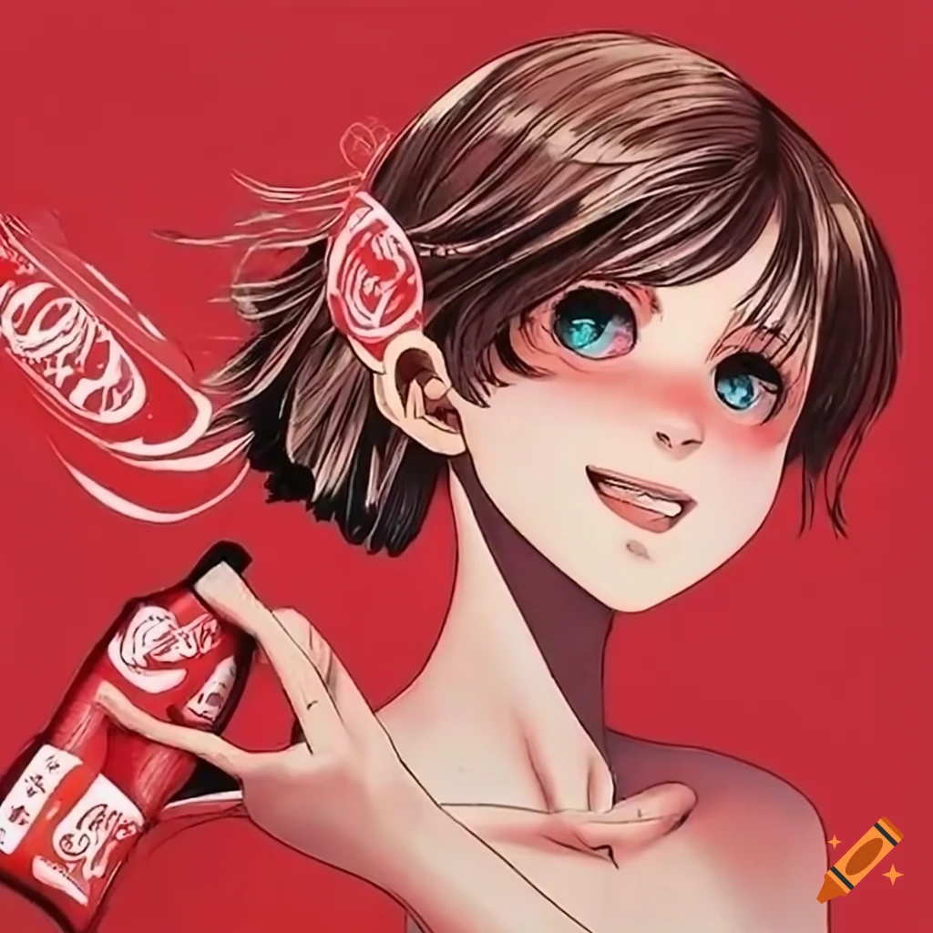 Coca-cola bottle and logo on Craiyon