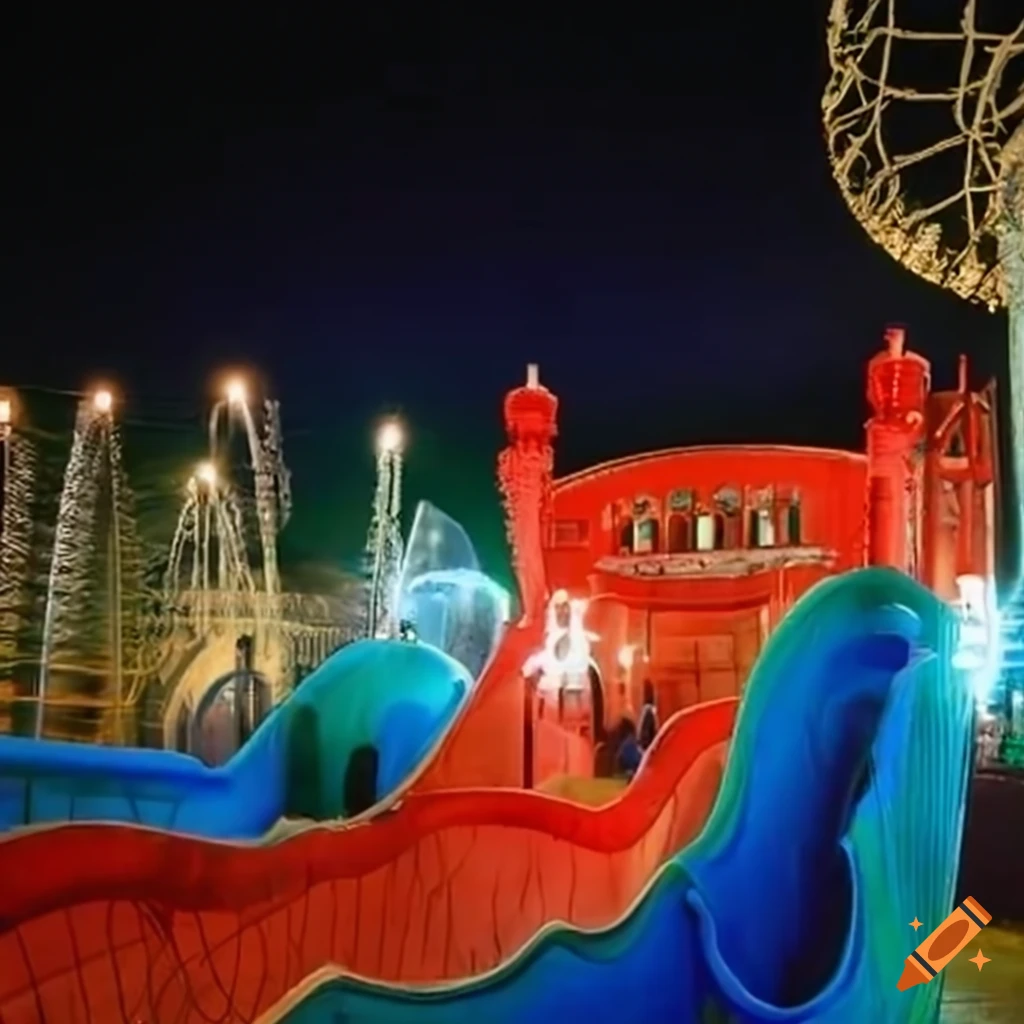 Surreal cityscape with unique architecture on Craiyon