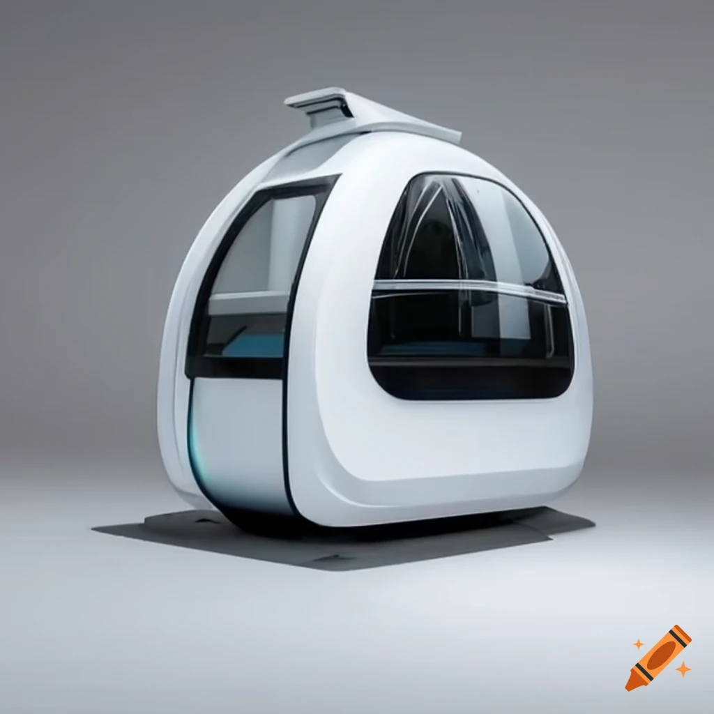 Autonomous capsule with windows and doors