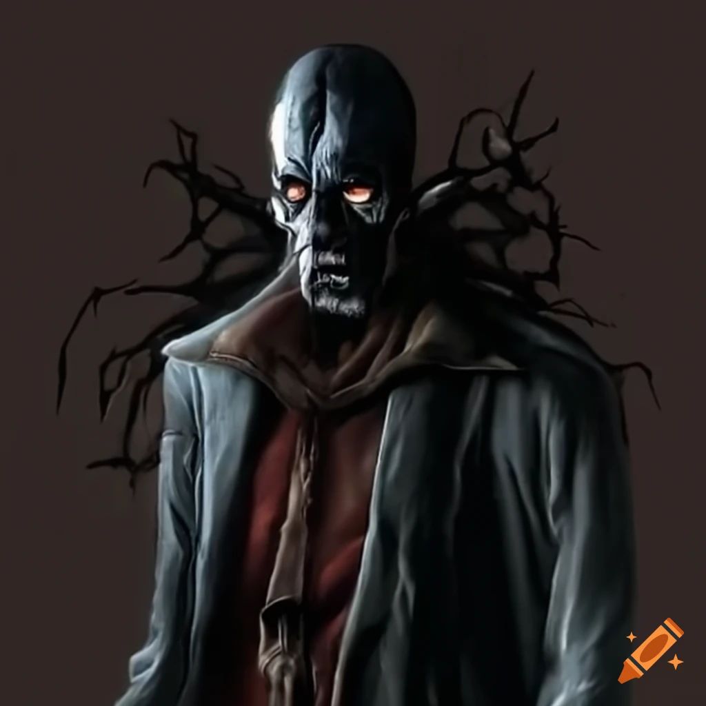 Portrait of a mysterious man