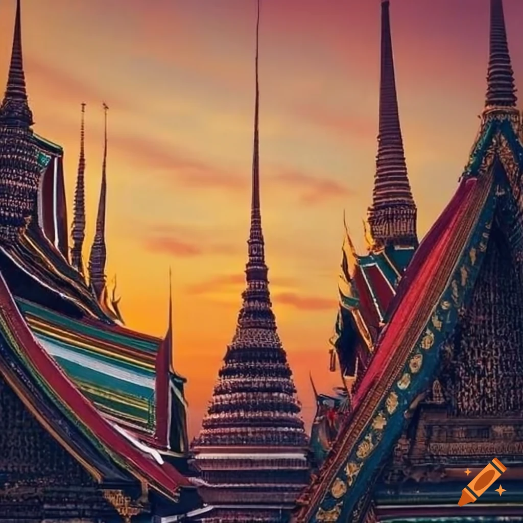 Cityscape of bangkok on Craiyon