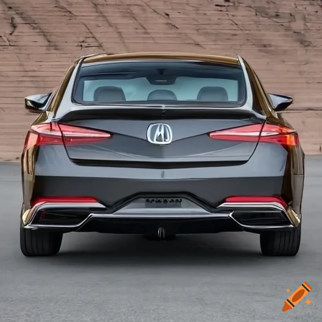 Rear view of the 2022 acura genesis g90 on Craiyon