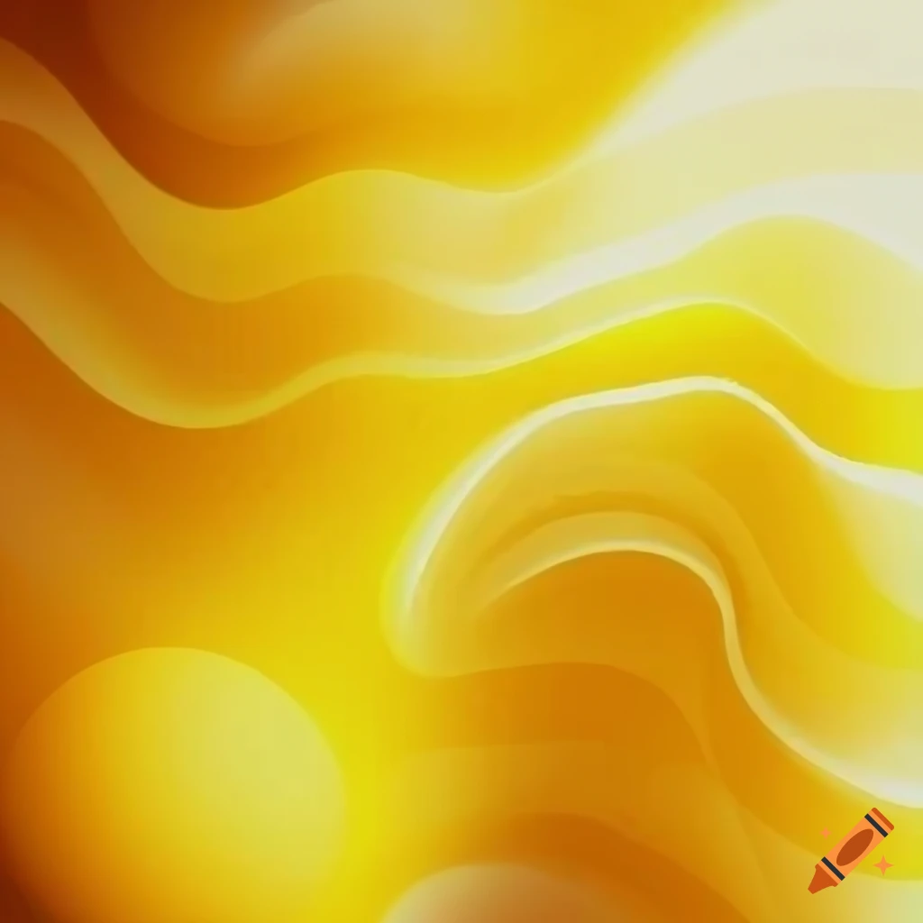 Yellow and white gas cloud wave background on Craiyon