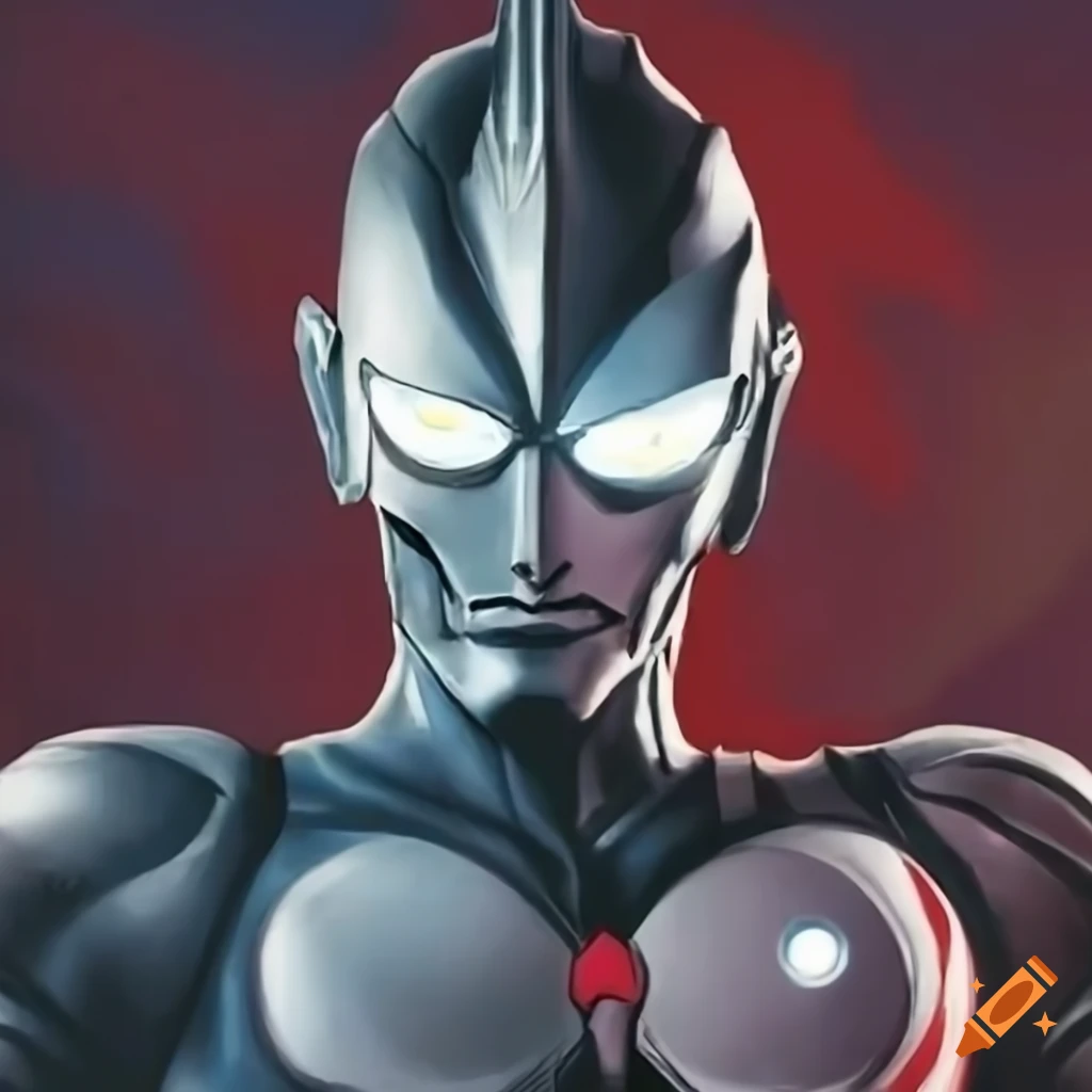 The shredder and ultraman on Craiyon