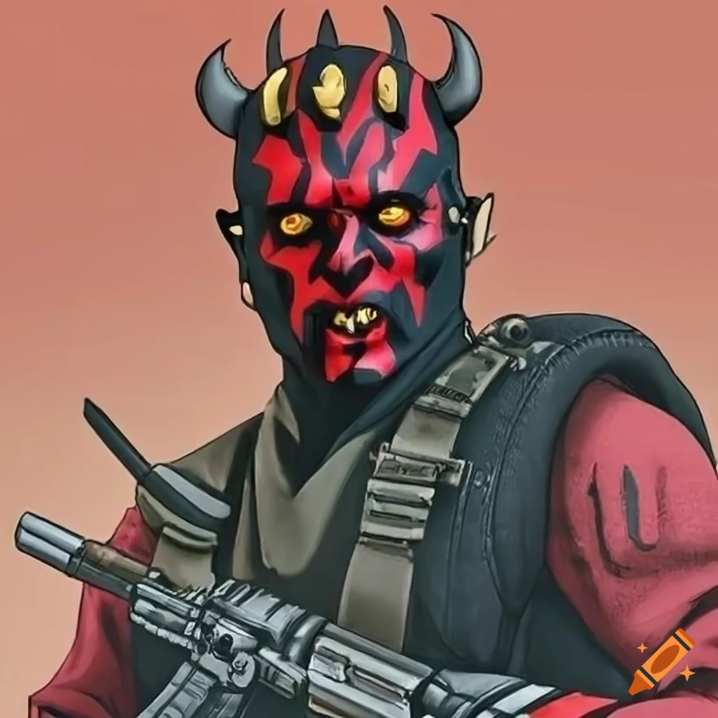 Yoda and darth maul from star wars on Craiyon