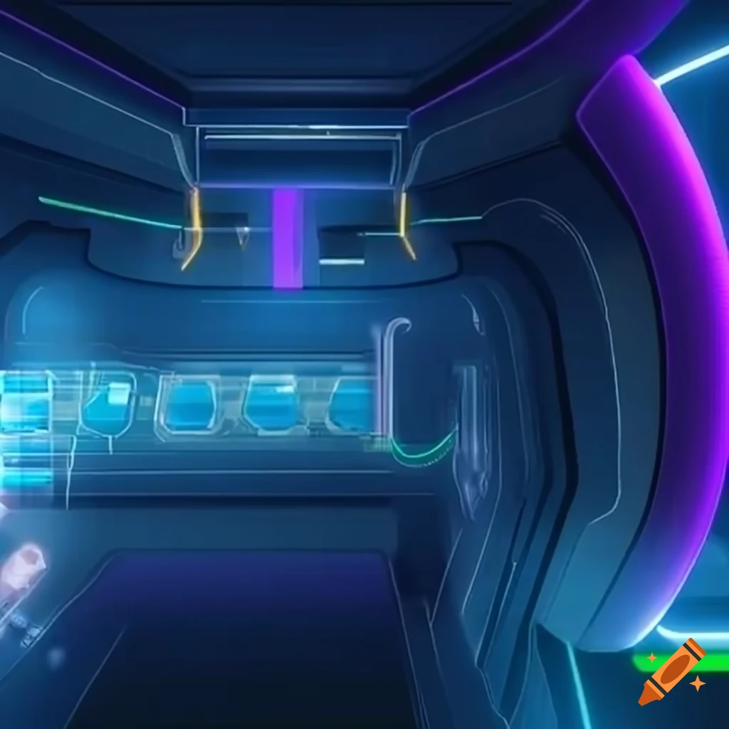 Dynamic health bar in futuristic game interface on Craiyon