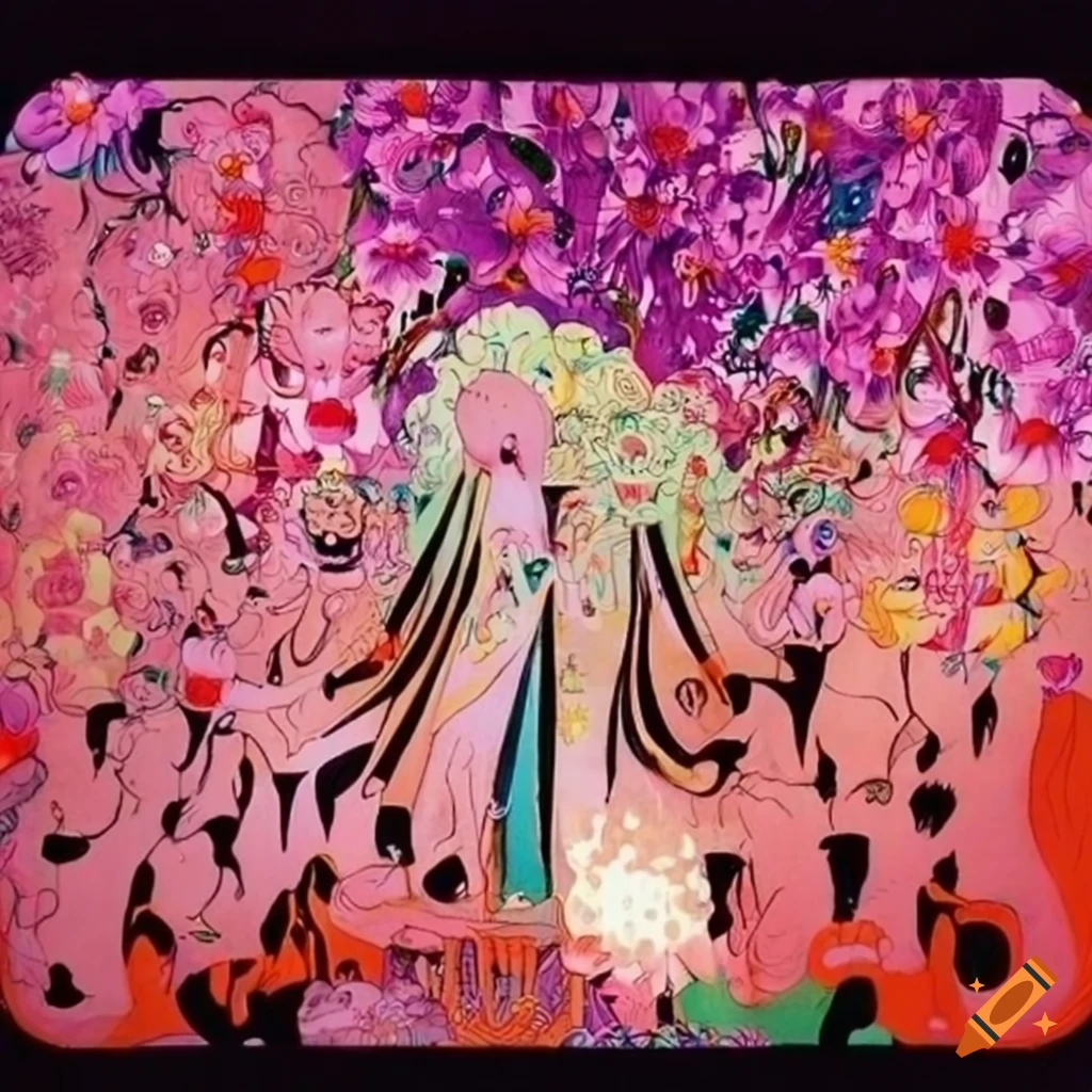 Artwork titled the rite of spring by chiho aoshima on Craiyon