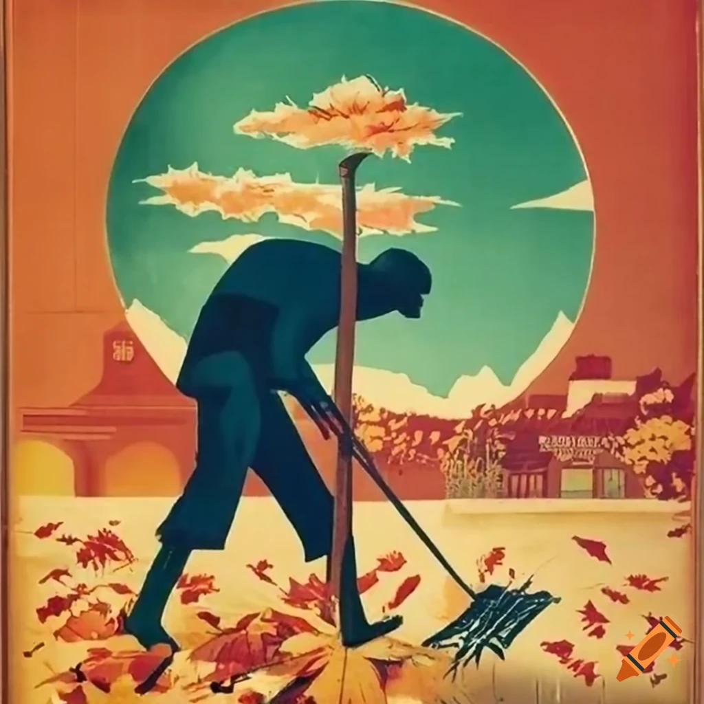Vintage travel poster of cotswolds garden on Craiyon