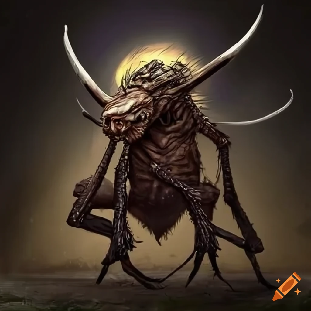 Image of a post-apocalyptic mutant insect