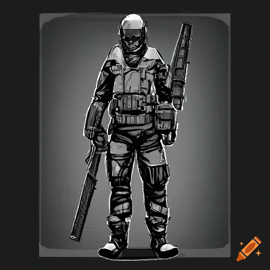 Tarkov player graybeard on Craiyon