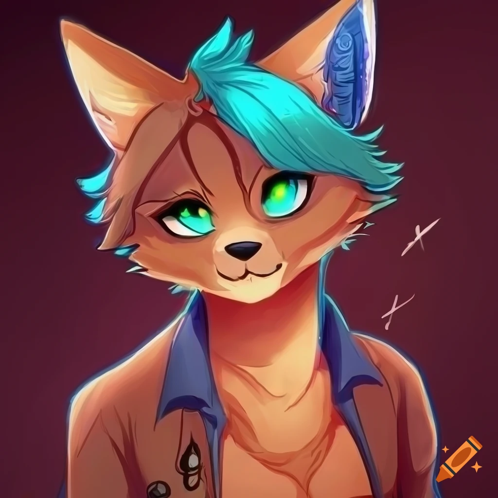 Colorful furry artwork Colorful furry artwork