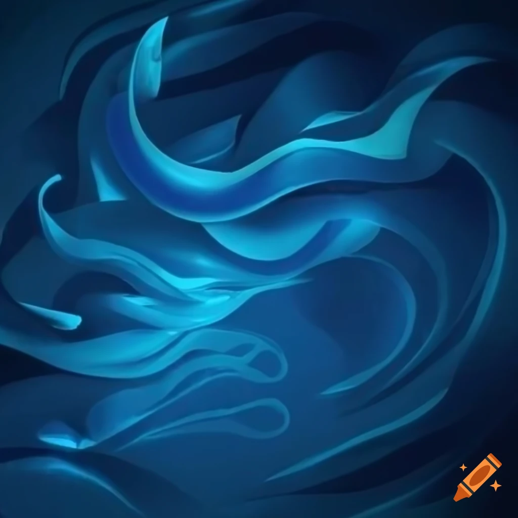 Blue abstract background on Craiyon