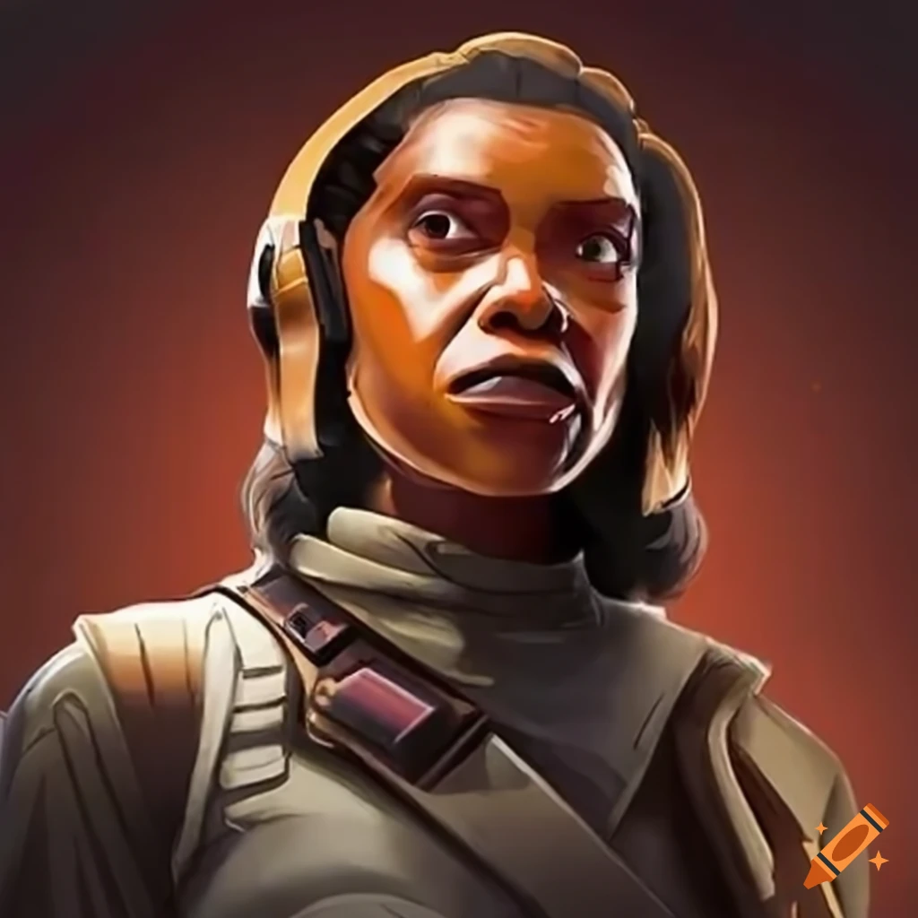 Barrett wallace character without gun arm on Craiyon