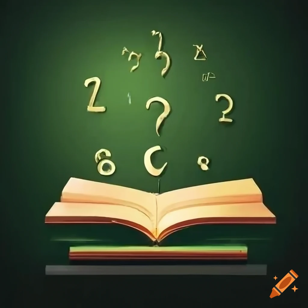 Students excitedly studying math in the classroom on Craiyon