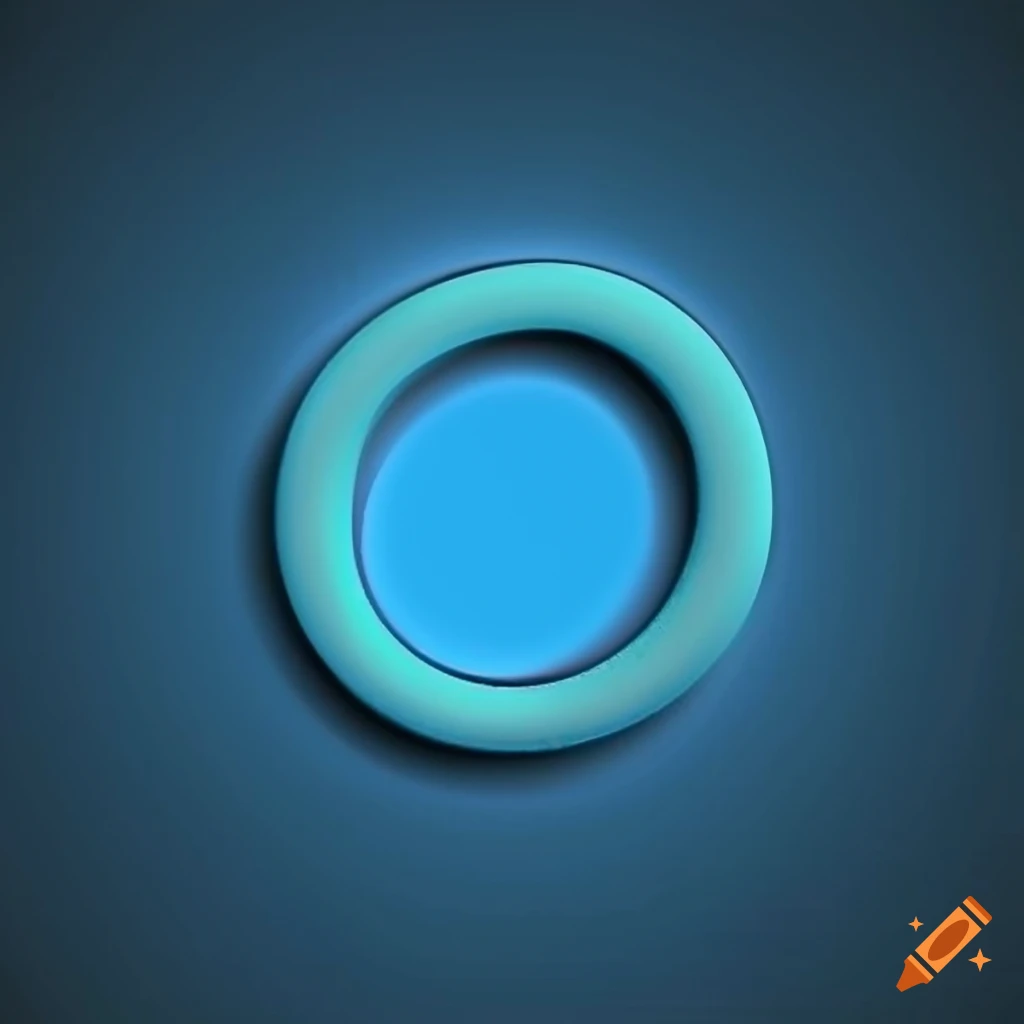 Create a realistic green lighted 3d vertical push button image for ...