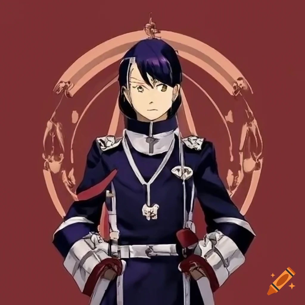 Cosplay of full metal alchemist royal uniform