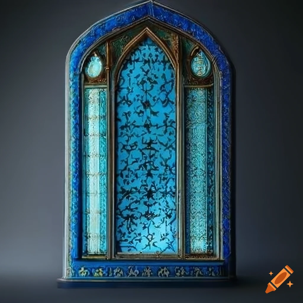 White window altar in islamic art on Craiyon