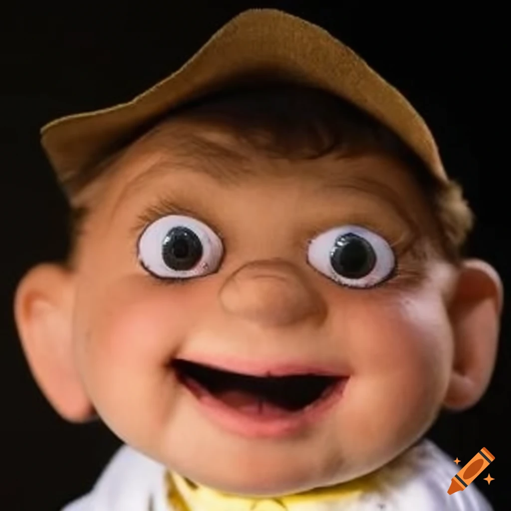 Hand puppet dressed as indiana jones ready for adventure on Craiyon