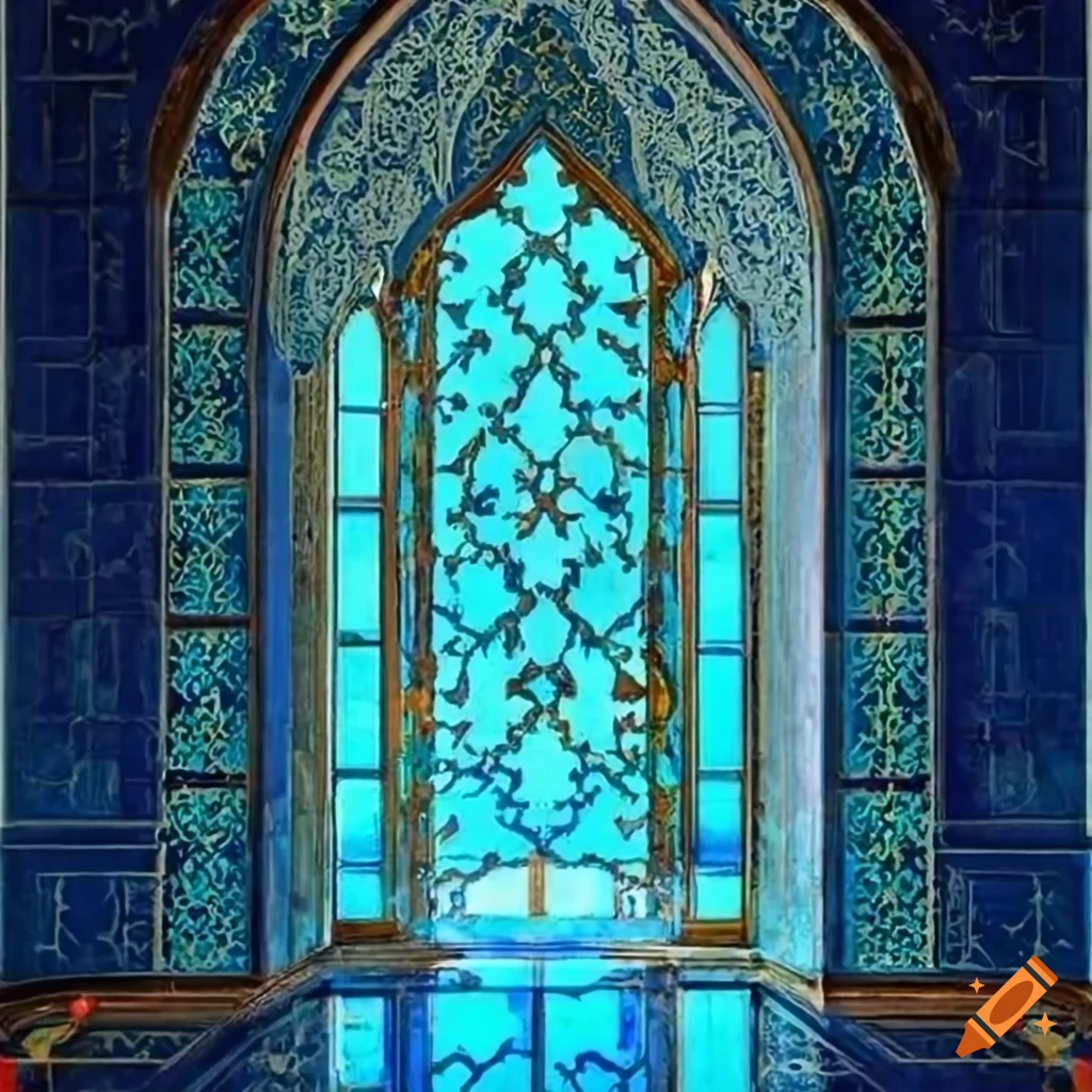 Hotel design inspired by the ishtar gate on Craiyon