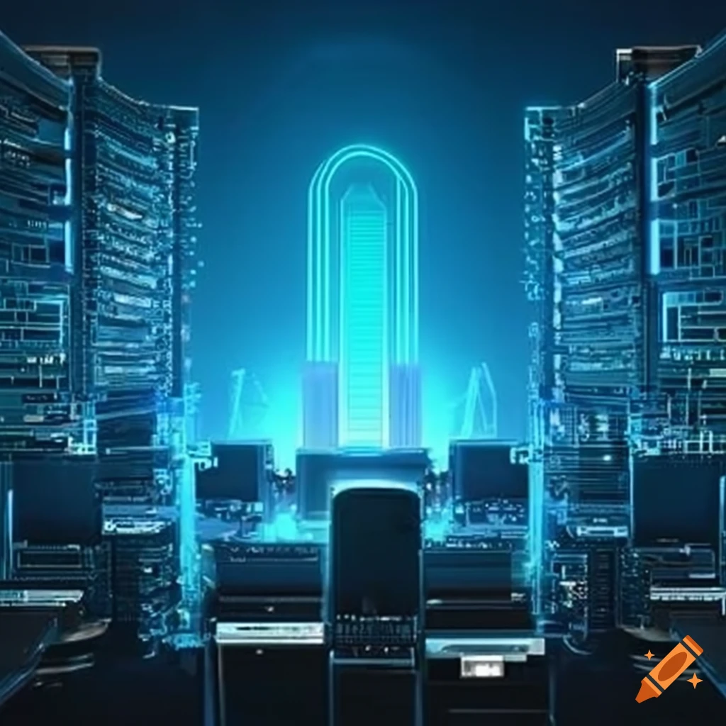 Simplified server connectivity illustration