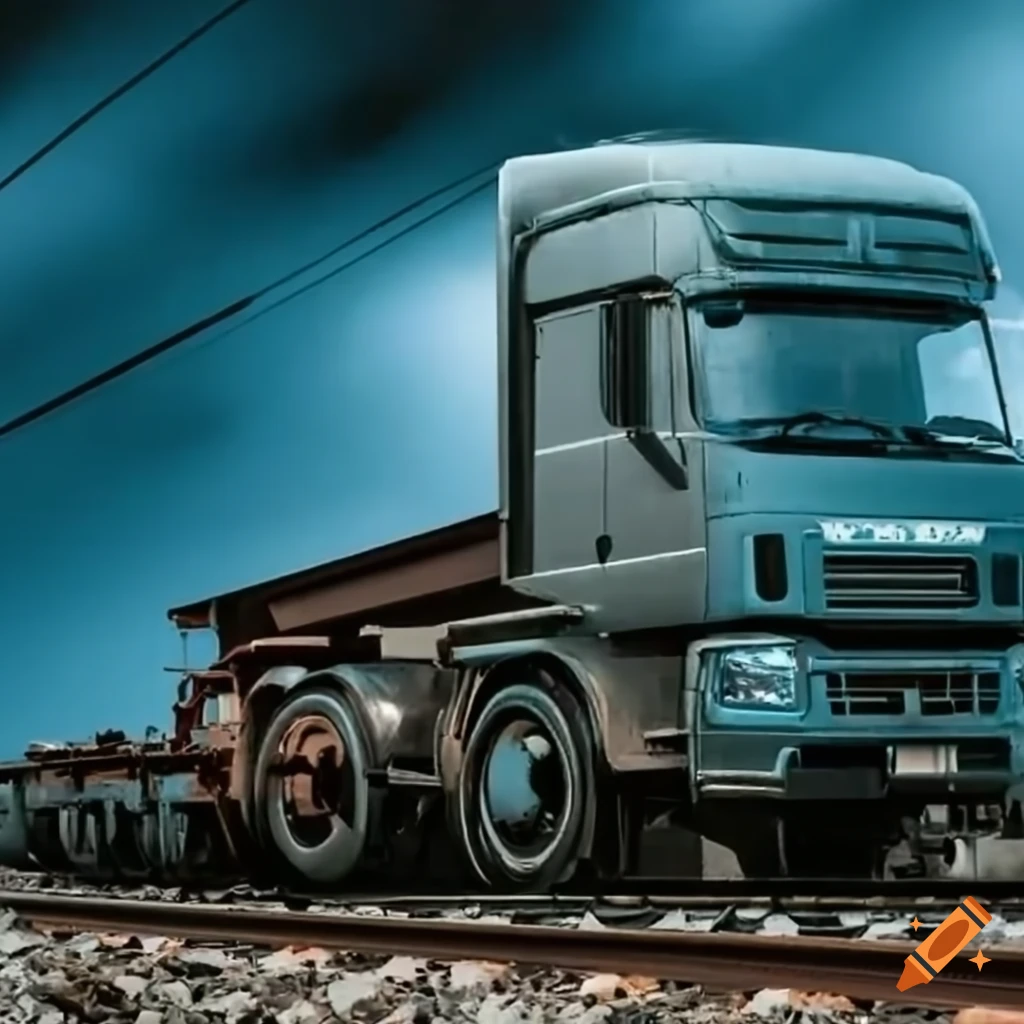 Photo-realistic depiction of a large dump truck on Craiyon