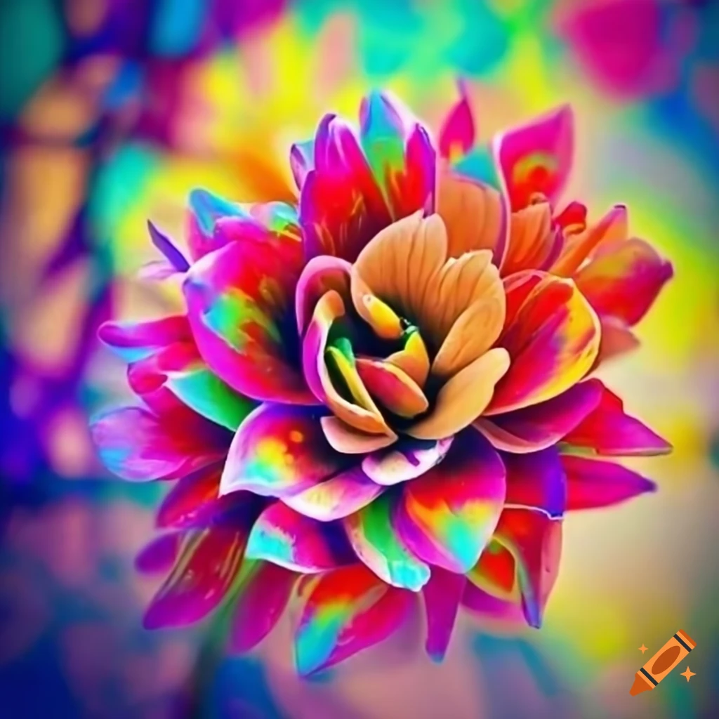 Vibrant and unique flower