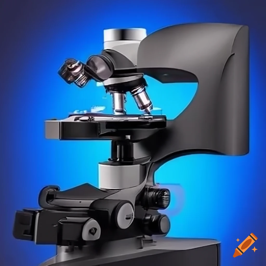 Image of a smart microscope on Craiyon