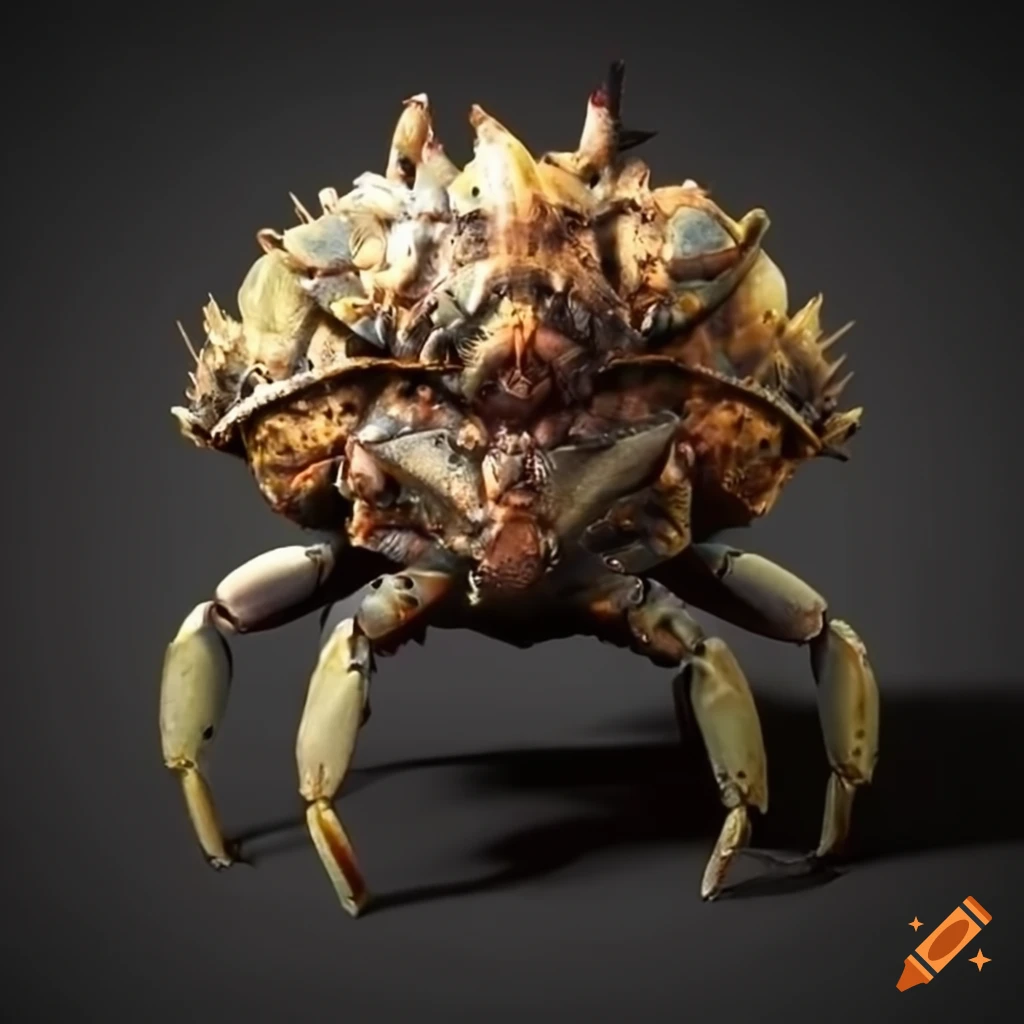 Image of a post-apocalyptic mutant crab insect on Craiyon