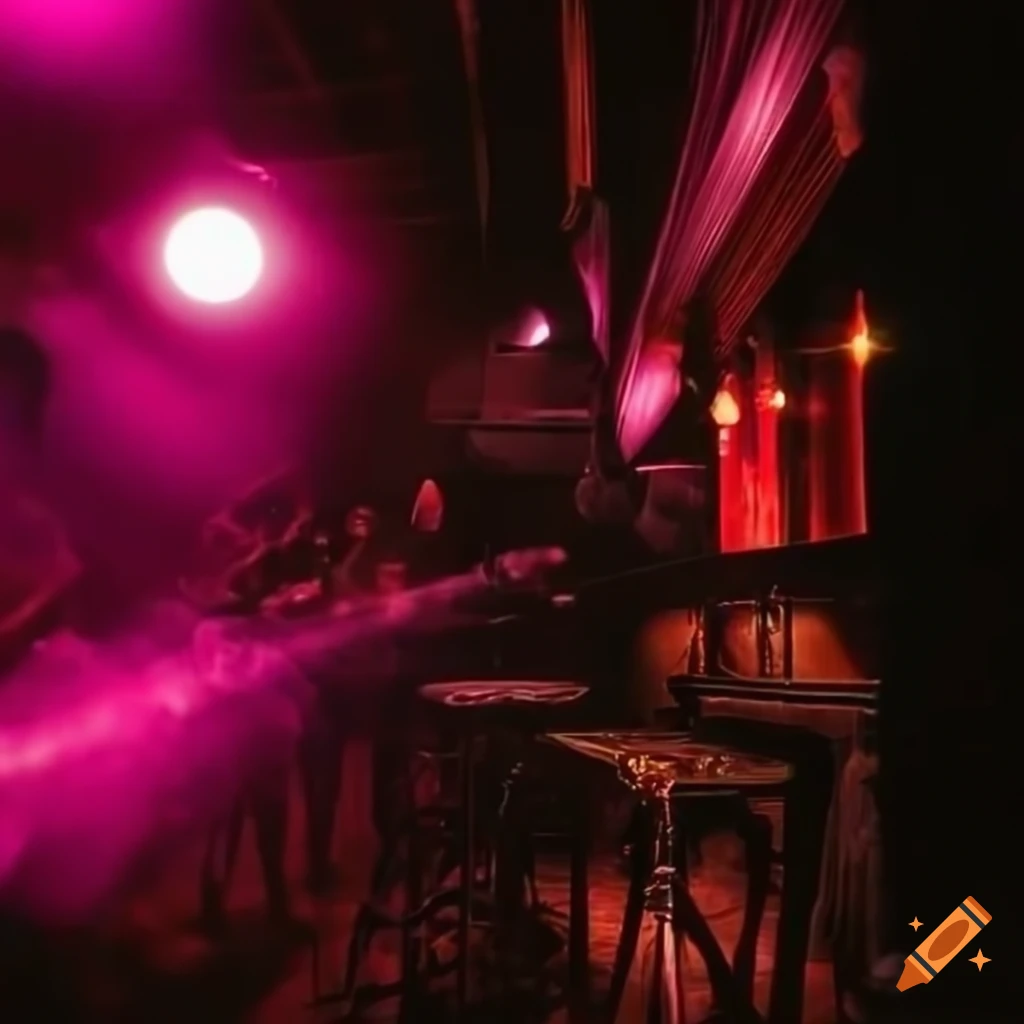 Atmospheric Jazz Club With Dim Lights And Smoke On Craiyon
