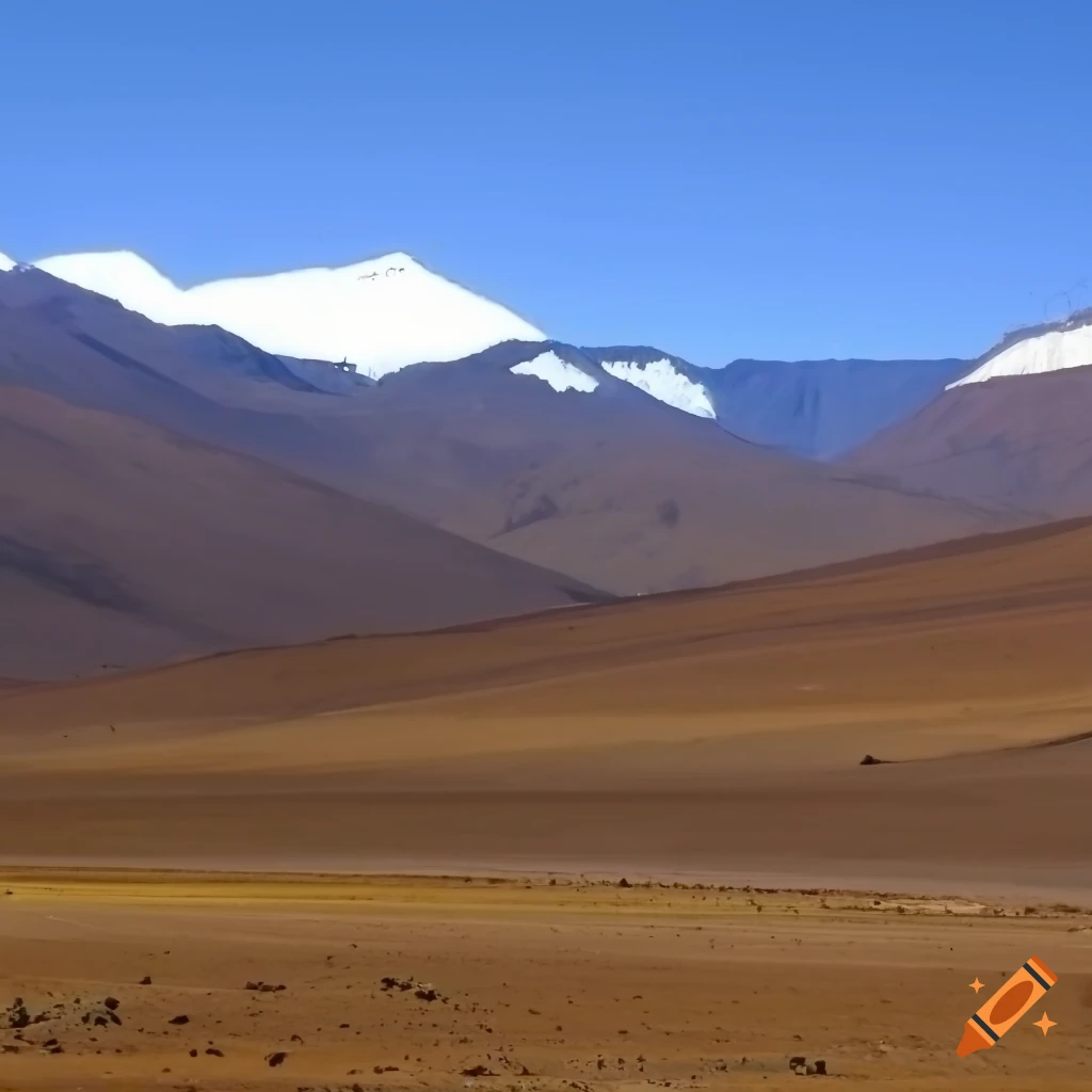 View of the nazca plateau in peru on Craiyon