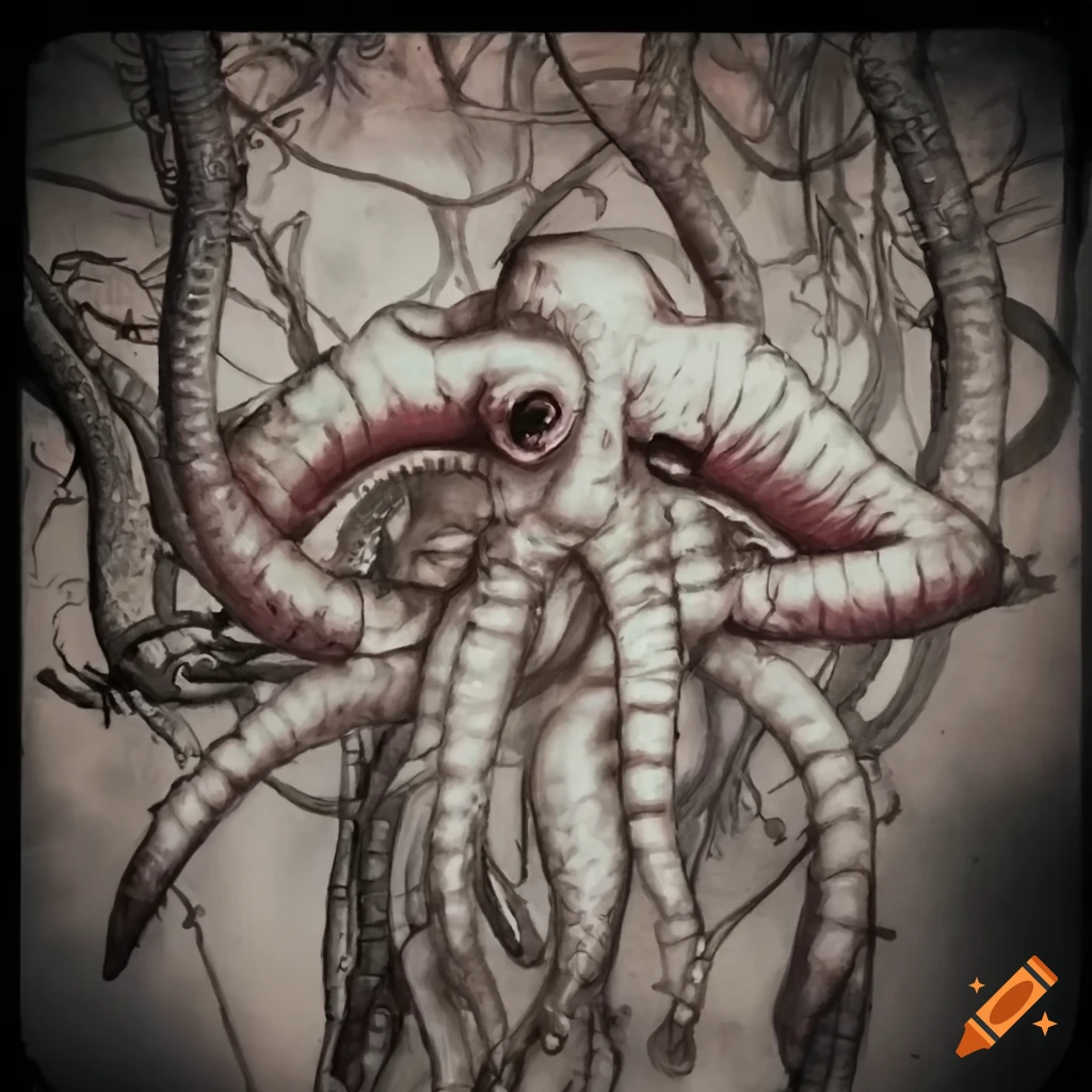 High definition texture of shub niggurath on Craiyon