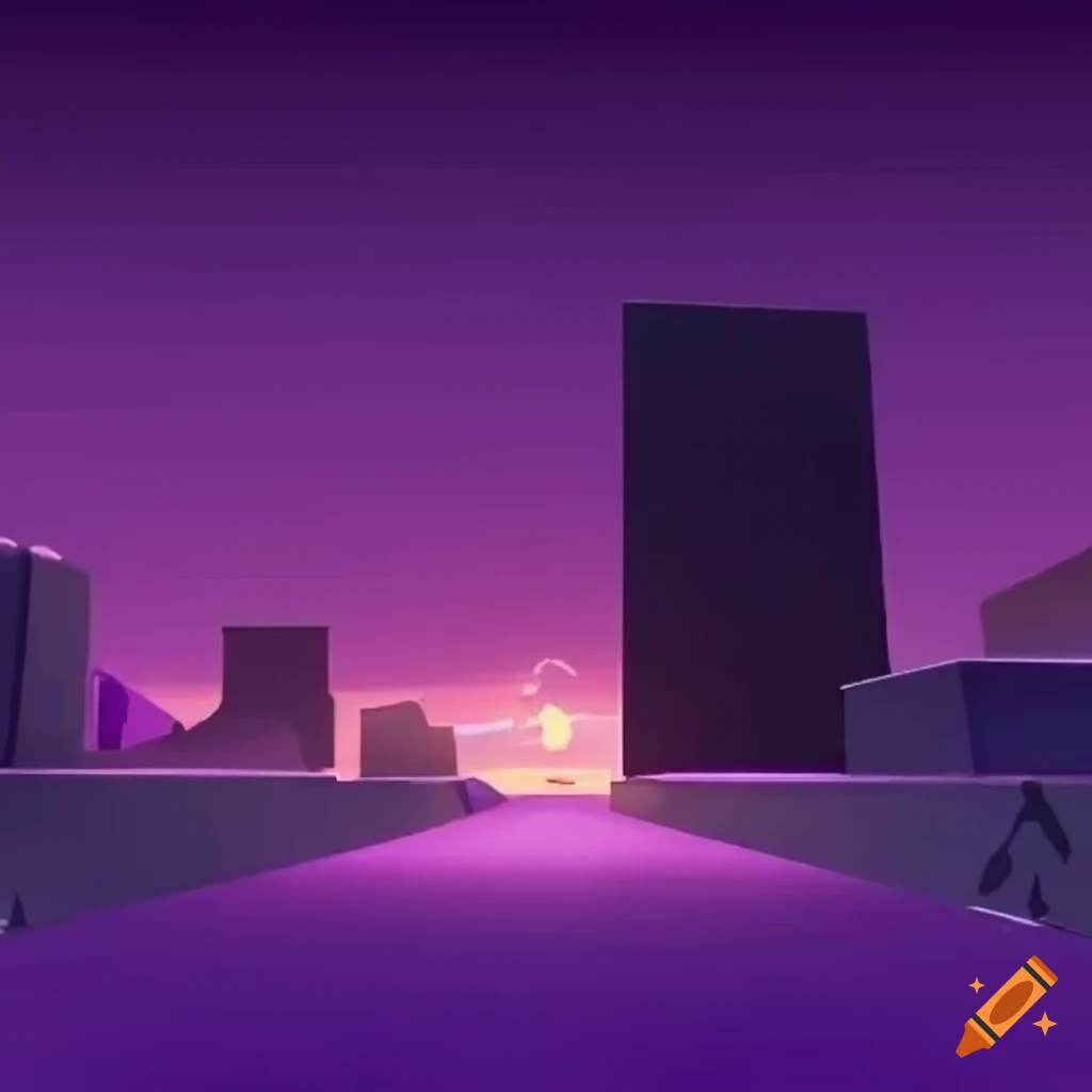Mobile game with first person view and parkour elements