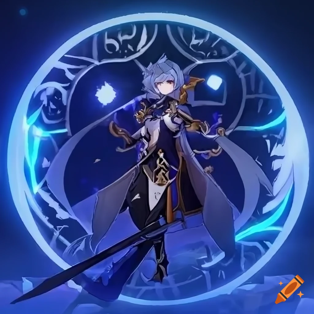 Illustration of wriothesley from genshin impact