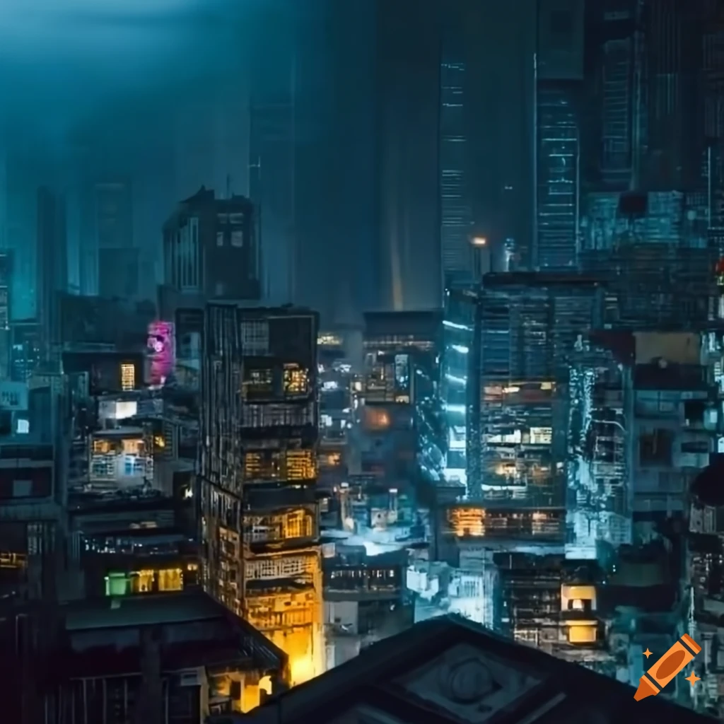 Futuristic depiction of times square on Craiyon