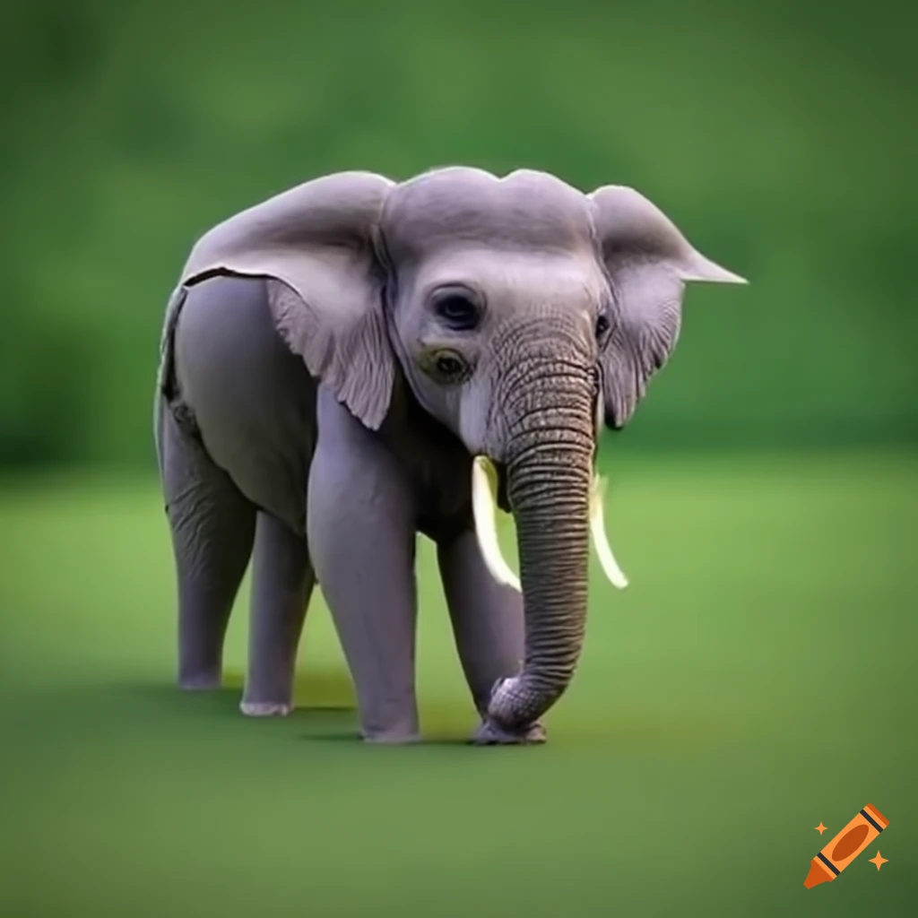 Élèphant in a tutu in a colorful and cosmic world on Craiyon