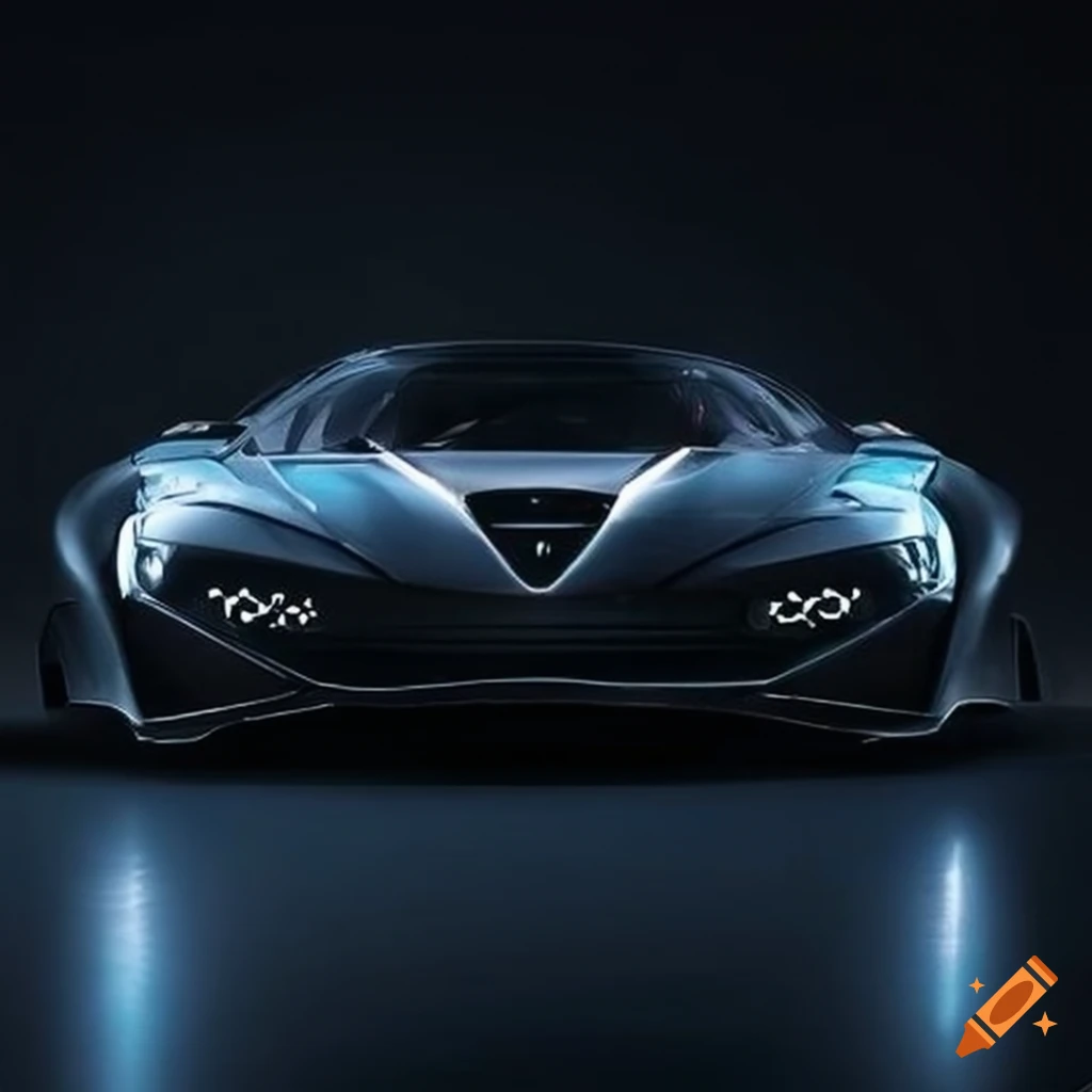 Sleek showcase of gleaming sports cars on Craiyon