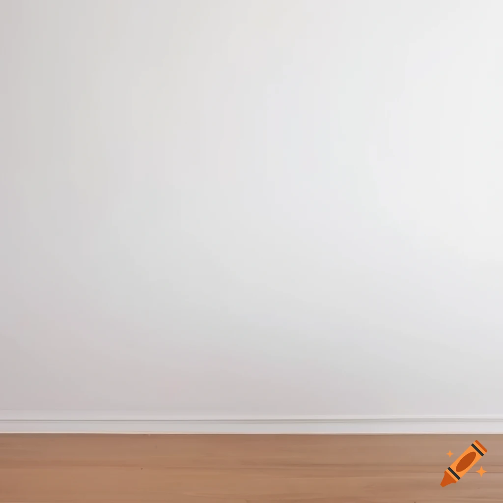 White minimalist wall on Craiyon